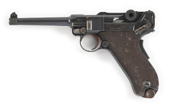 (C) 1906 ROYAL PORTUGUESE ARMY LUGER SEMI-AUTOMATIC PISTOL. | Guns ...