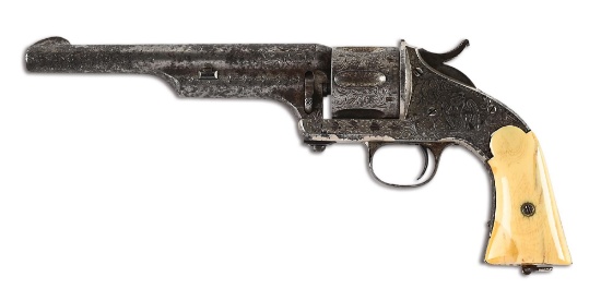 (A) FACTORY ENGRAVED MERWIN & HULBURT FIRST MODEL SINGLE ACTION ...