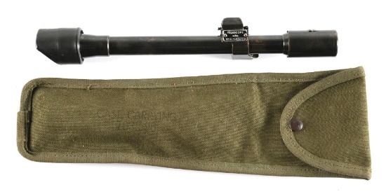US WWII ERA M-84 SNIPER SCOPE WITH CARRY POUCH. | Guns & Military ...