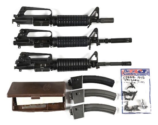 LOT OF DESIRABLE M16 ACCESSORIES INCLUDING 3 UPPER ASSEMBLIES AND ...