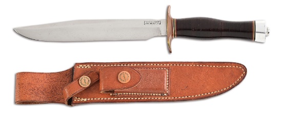 US WWII RANDALL MODEL 1-8 ALL PURPOSE FIGHTING KNIFE WITH SCABBARD ...