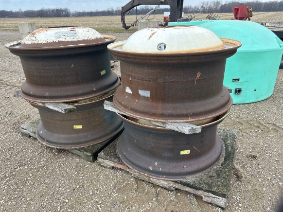 494-SET OF 18x42 COMBINE RIMS | Farm Equipment & Machinery Tractors ...