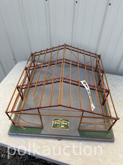 SALESMAN SAMPLE CUCKLER STEEL BUILDING **NO SHIPPING AVAILABLE ...