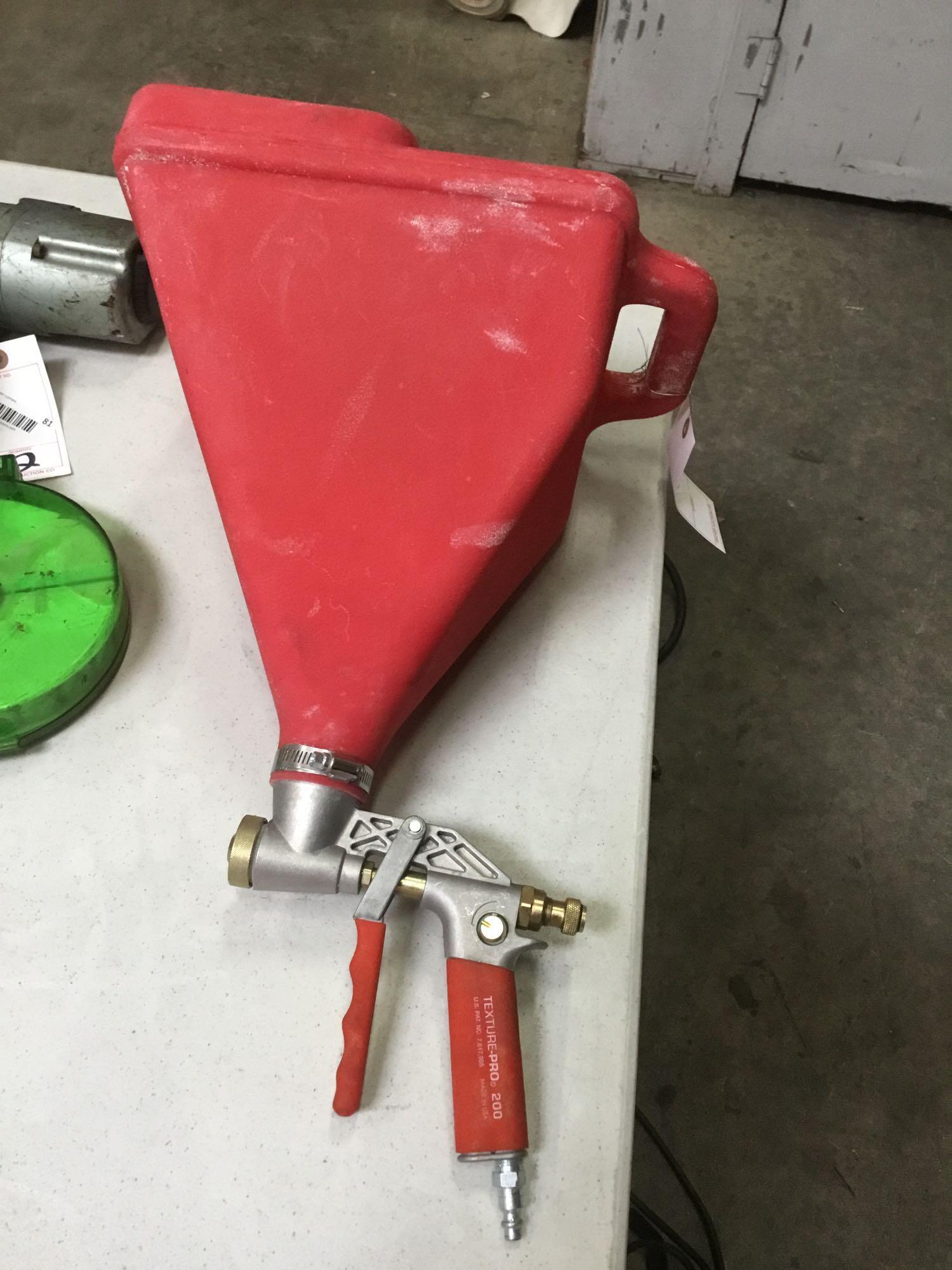 Red Paint Texture Spray Gun | Proxibid