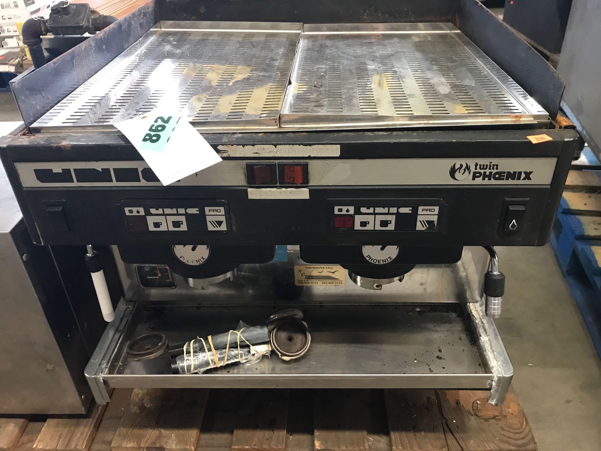 Unic Pro Twin Phoenix Espresso Pod System Machine | Proxibid