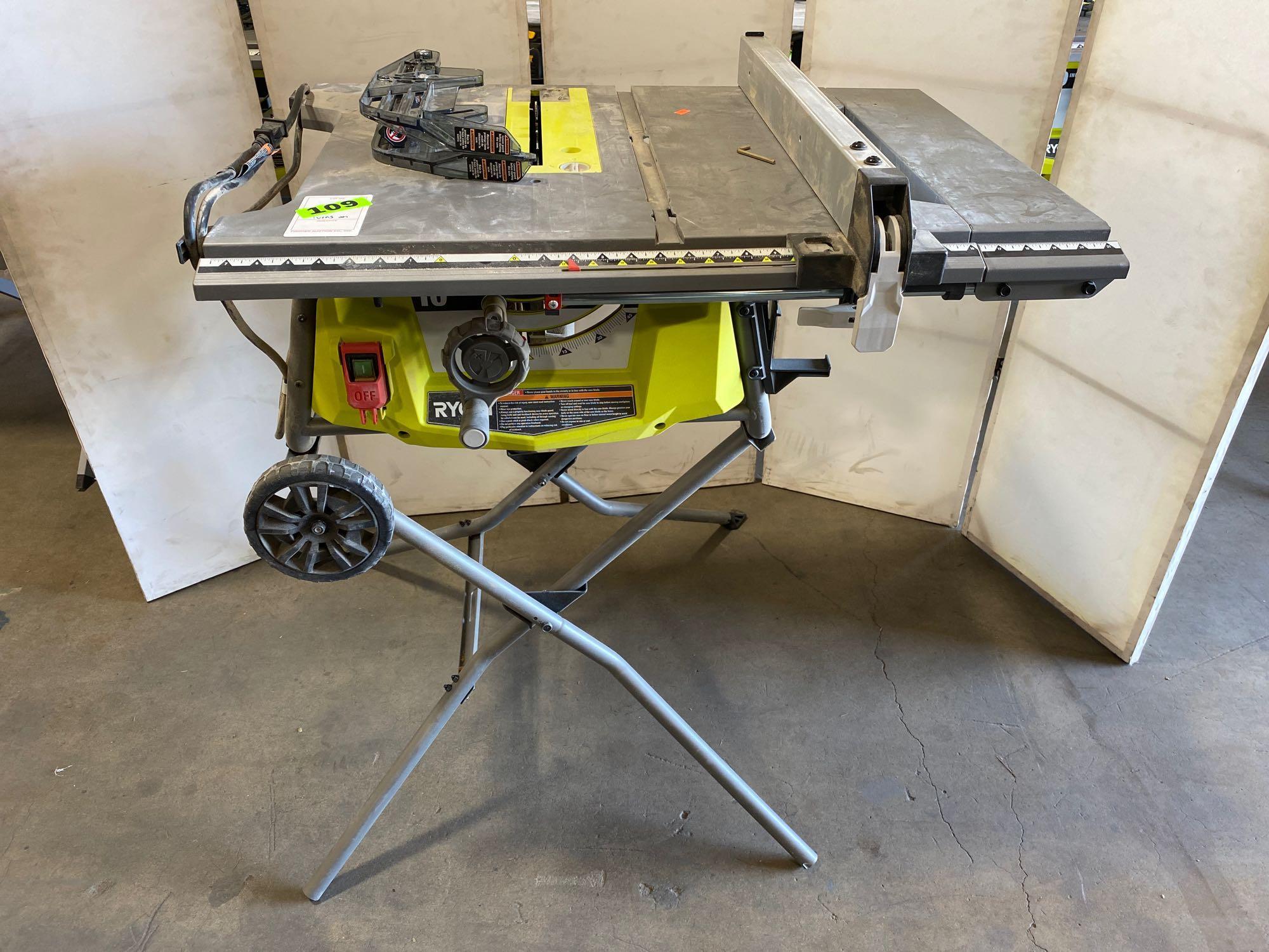 Ryobi 10 Inch Expanded Capacity Table Saw at Abigail Mathy blog
