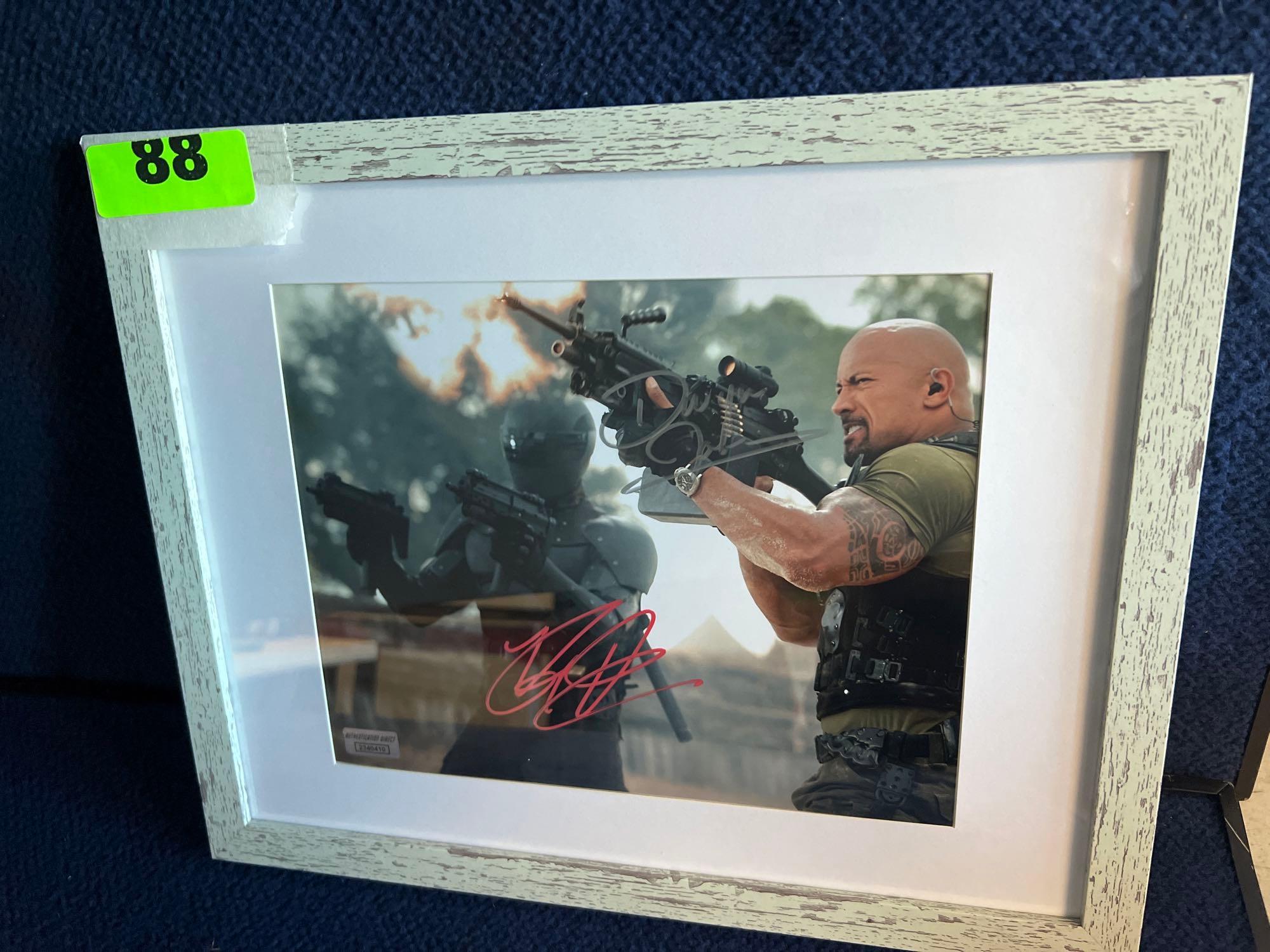 Ray Park and Dwayne the Rock Johnson Autographed | Proxibid