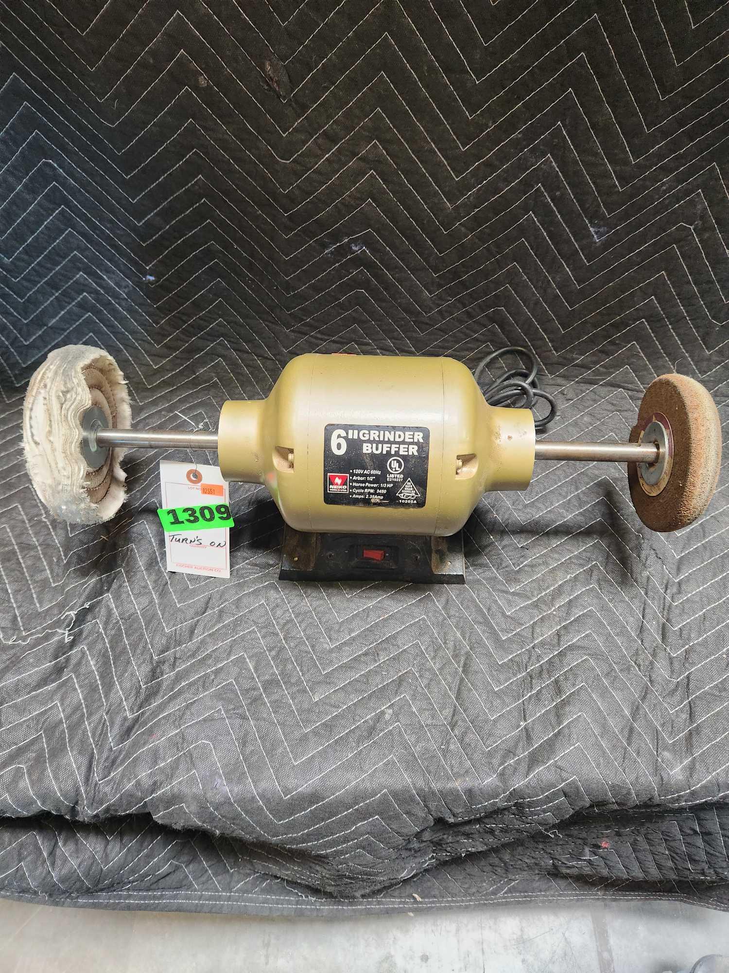 6in. Grinder Buffer *TURNS ON* | Proxibid