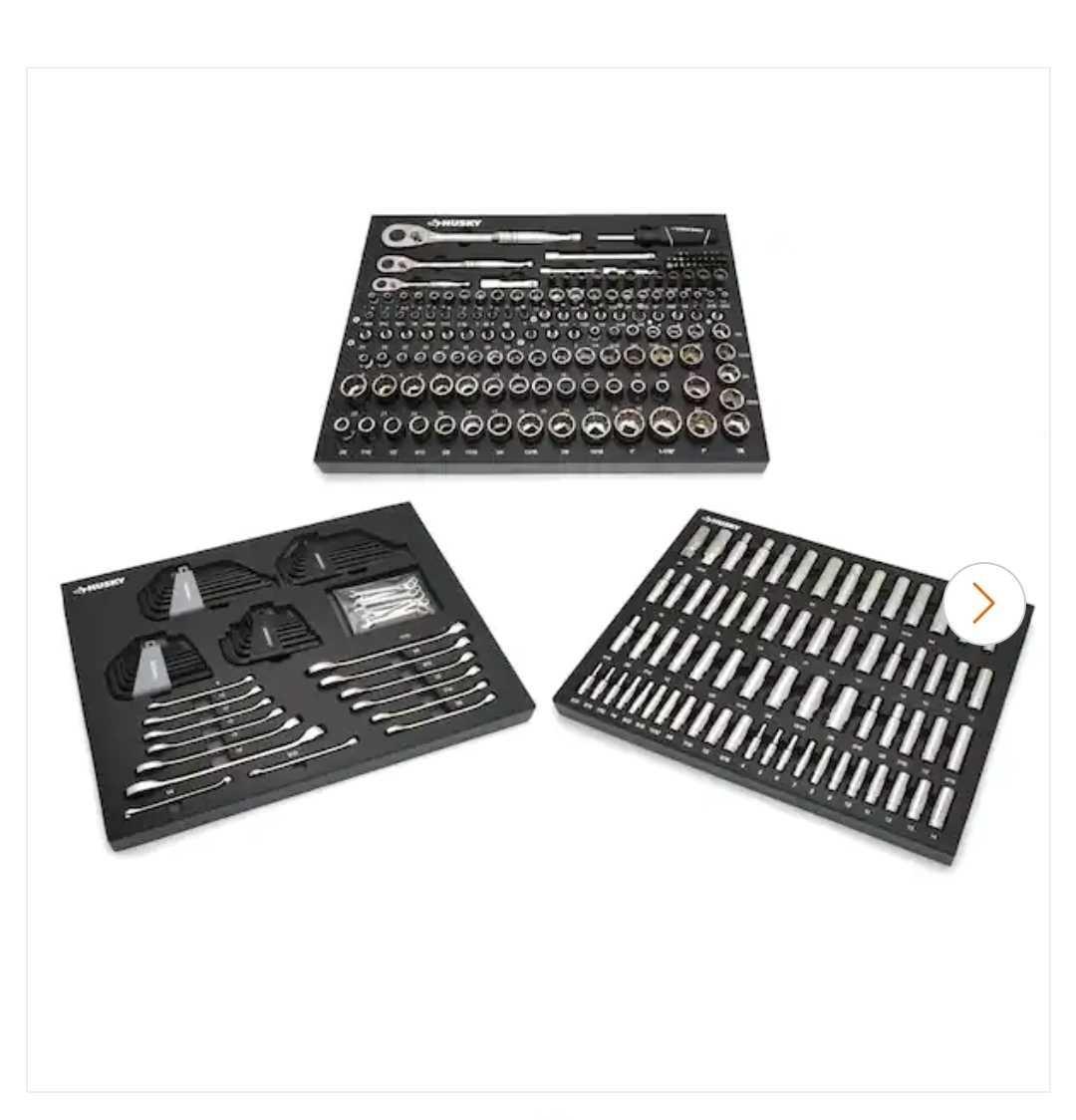 Husky Mechanics Tool Set in EVA Trays | Proxibid