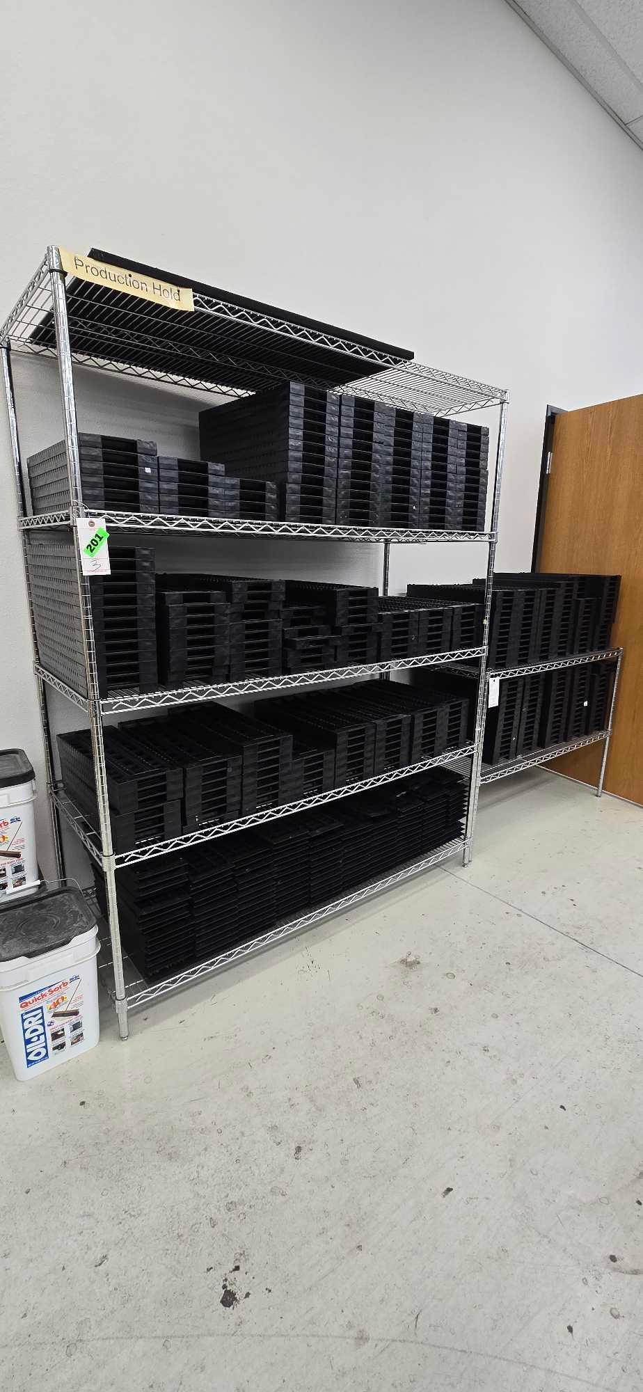 (3) Assorted wire racking*RACKS ONLY* | Proxibid