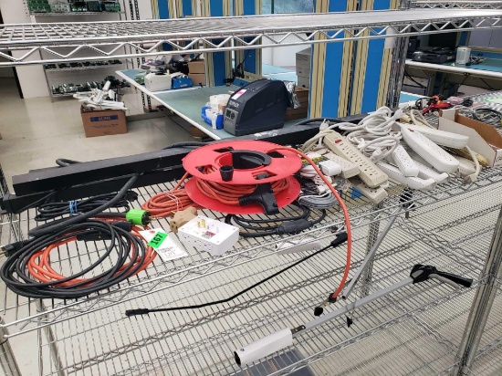 Lot of Assorted Extension Cords and Multi-Outlet Bars | Industrial ...