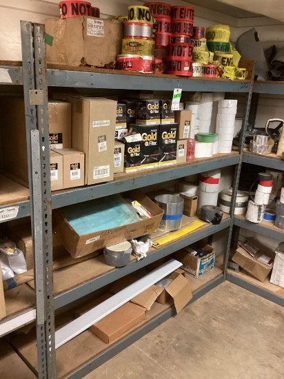 Rack lot of assorted filters and caution tapes | Online Auctions | Proxibid
