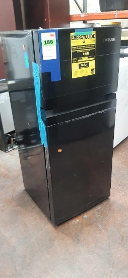Vissani 4.5 Cu.ft 2-Door Mini Refrigerator with Freezer in Black ...
