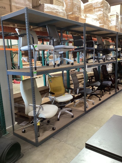(2) 8ft. rivet racking | Online Auctions | Proxibid