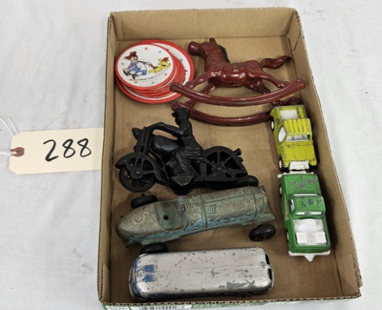 Assortment of Cast iron toys & More | Online Auctions | Proxibid
