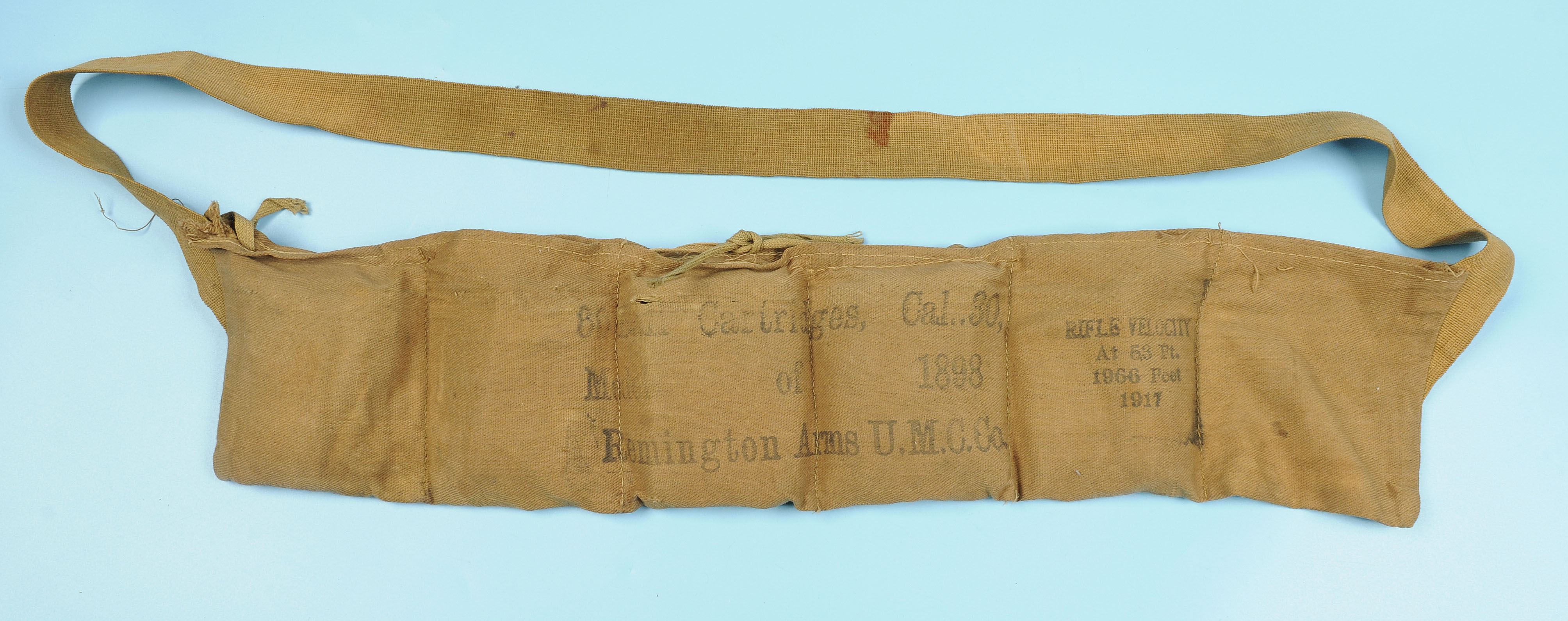 Original 30-40 Krag Rifle Bandolier of Ammunition | Proxibid