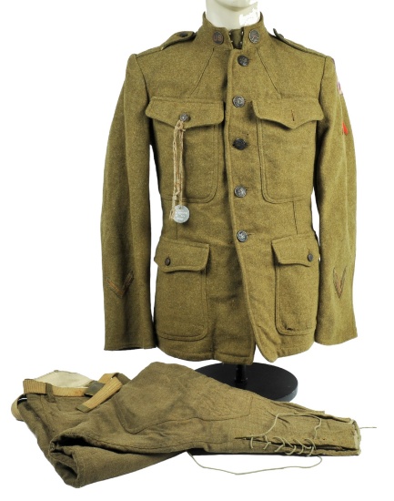 US Amy WWI era PVT. John W. Headley 9th Machinegun Battalion 3rd Div ...