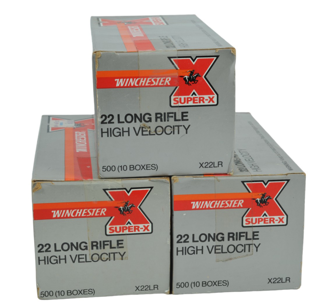 Winchester Super X .22LR Lot of 1500 Rounds(MGX) | Proxibid