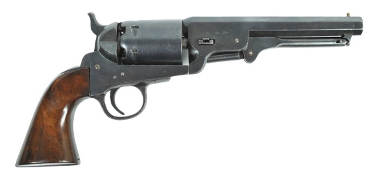 RARE Belgian Colt Brevete M1851 Navy .38 Caliber Percussion Revolver ...
