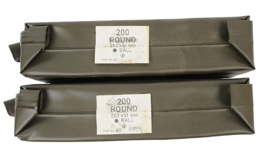 Two Portuguese Battle packs of 7.62x51 Ammo Lot of 400 Rounds (EDN ...