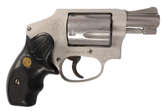 Smith & Wesson Model 642-2 Air Weight 38 SPL Snub-nosed Revolver FFL ...
