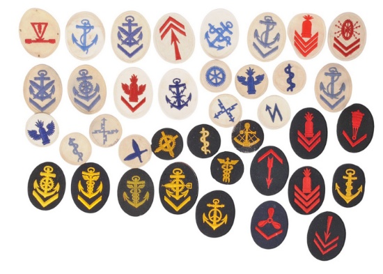 35+ *German Kriegsmarine WWII era Naval Rating Patches (A) | Guns ...