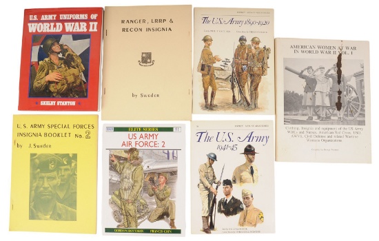 Group Lot of 7 Militaria and Surplus Weapon Educational Books (A ...