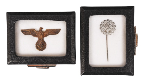 *German Nazi WWII SA Cap Eagle and a RAD Stick Pin (C4P) | Guns ...