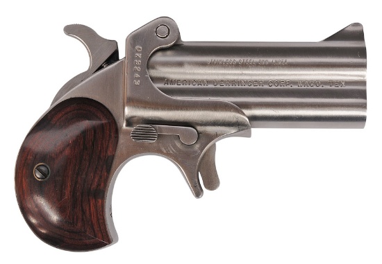 American Derringer Corp. Single Action 2 Shot 38 Special Pocket Pistol ...