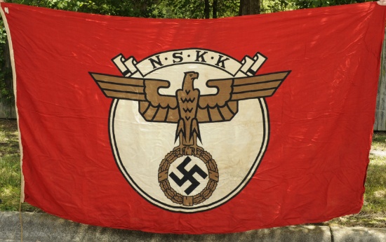 German Nazi WWII issued National Socialist Motor Corps NSKK Flag (CWA ...