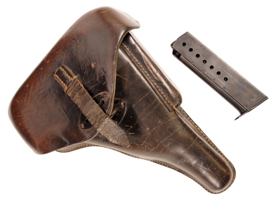 Nice *German WWII Walther P38 Pistol Holster with an Extra Magazine ...
