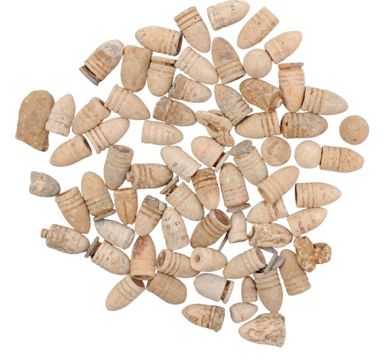 Excavated Civil War Bullets: Minie Balls, Round Balls, and Carbine ...