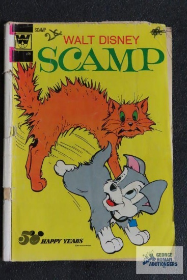 Walt Disney Scamp comic book, copyright 1973 | Online Auctions | Proxibid