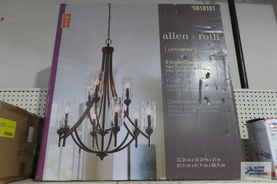 Allen Roth 9-light chandelier | Online Auctions | Proxibid