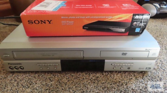 Sony DVD player in box and Panasonic VHS DVD player | Online Auctions ...