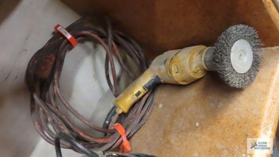 Dewalt drill with heavy duty cord and wire wheel | Heavy Construction Equipment Light Equipment ...