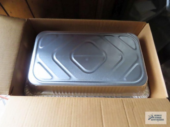 Steam table full size aluminum deep pans. Box is not complete ...