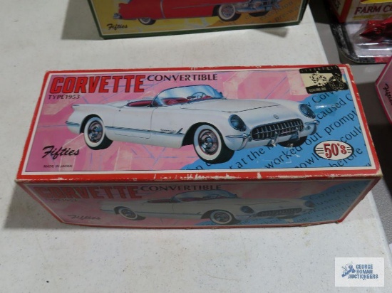 Vintage metal 1953 Corvette convertible in box. Made in Japan | Online ...