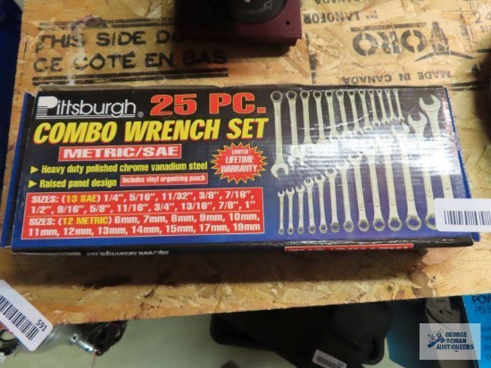 Pittsburgh 25 pc. combo wrench set | Online Auctions | Proxibid