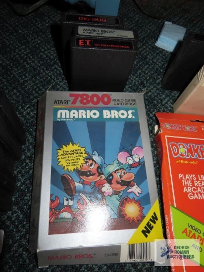 Atari games including Dig Dug, Mario Bros., and E.T. | Online Auctions ...