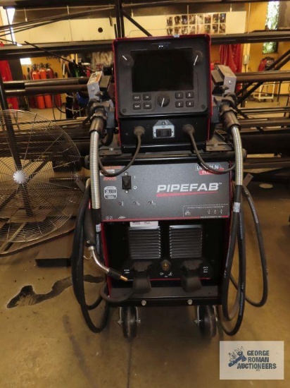 Lincoln Electric pipe fab welder with pipe fab feeder with power ...