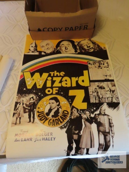 Two The Wizard of Oz posters | Online Auctions | Proxibid