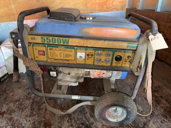 UST 5500W Generator | Online Auctions | Proxibid