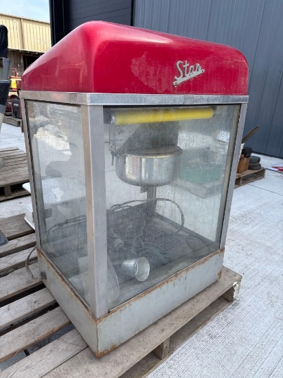 Vintage Star Popcorn Machine | Online Auctions | Proxibid