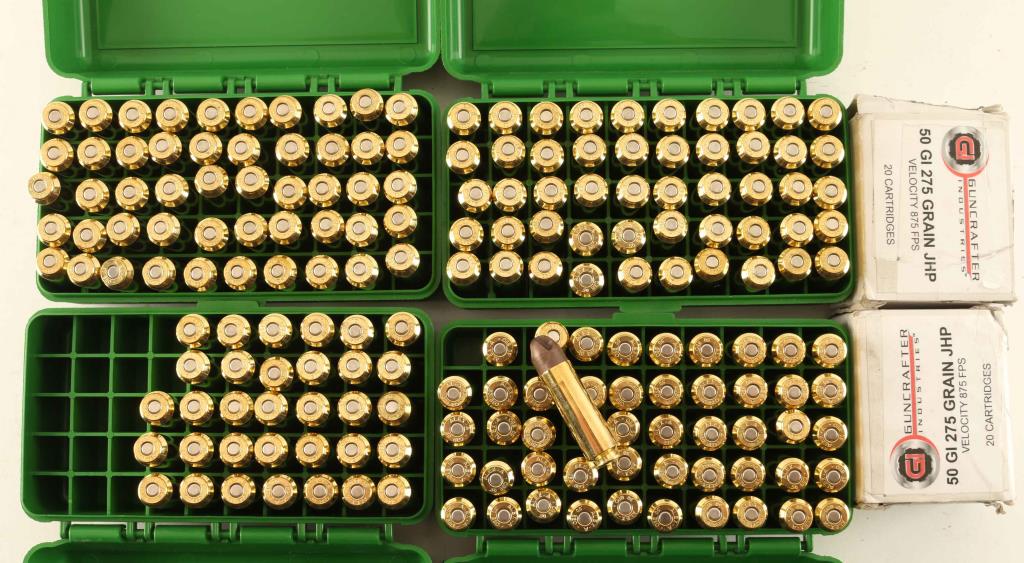 Lot of 50 Beowulf & 50 GI Ammo | Proxibid