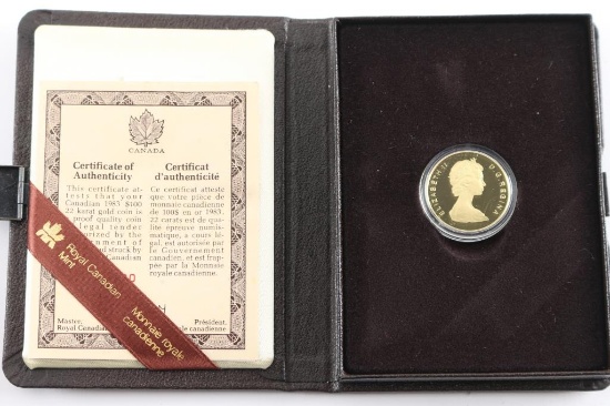 1983 $100 Canadian Gold Proof Coin. | Coins & Currency Coins US Coins ...