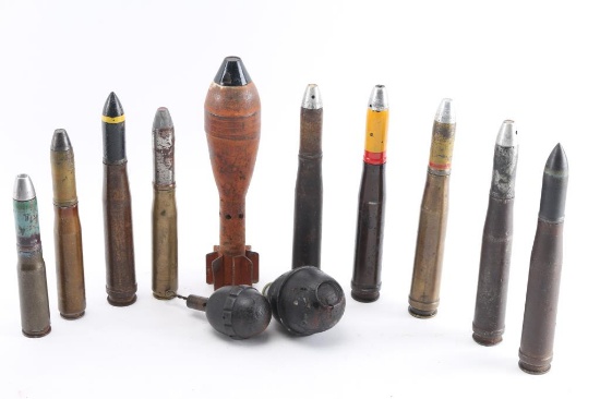 Inert German WW2 Ordnance Lot. | Guns & Military Artifacts Militaria ...