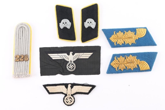 Lot of Replica WW2 German Uniform Accessories | Guns & Military ...