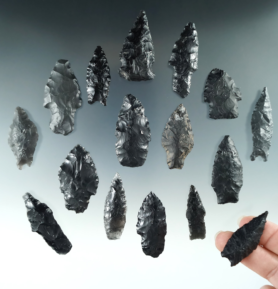 Obsidian Arrowheads
