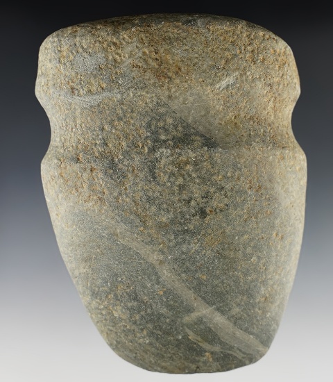 Rare and fine 6 1/8" long Full Groove Axe. Found in Knox Co., Ohio ...